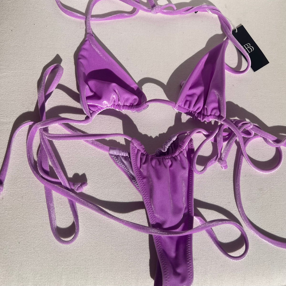 TEMPTRESS Velvet Bikini Bottoms | Fantasy Swimwear By Baddie Beach ...